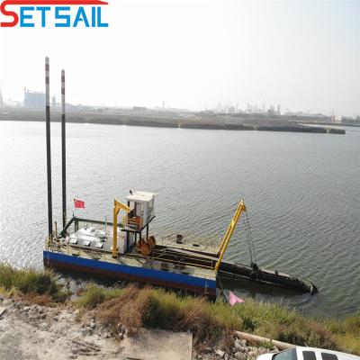 Cina 8 Inch Cutter Suction Sand Dredger Altura totale 1,48m Distanza di scarico 800m Fabbricazione in vendita