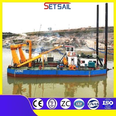 China 28-1000t totaalgewicht Diesel Cutter Zuigdredger met Anker Boom Beste keuze Te koop