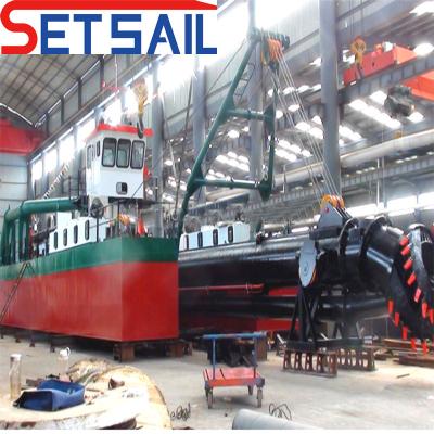 China Dredger de sucção de 8 polegadas para areia do rio Alimentado por Cumins 230kw motor principal à venda