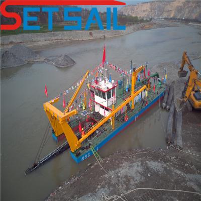 Cina 16-46m lunghezza totale macchina per draghe a aspirazione a taglio idraulico per il mercato della Malesia in vendita