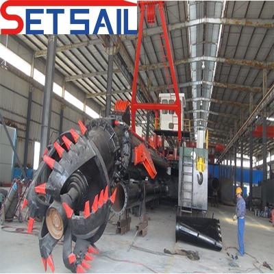 China Dredger de sucção de 8 polegadas para areia do rio Alimentado por Cumins 230kw motor principal à venda