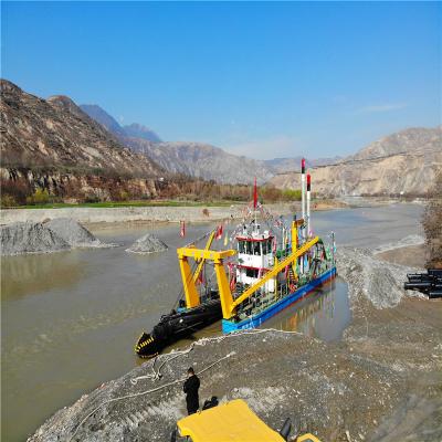 China 8 m bis 30 m Baggertiefe Kleingröße Schneider Absaugung Fluss Sandbagger zum Baggen von Seen zu verkaufen