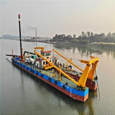China 8 m bis 30 m Baggertiefe Kleingröße Schneider Absaugung Fluss Sandbagger zum Baggen von Seen zu verkaufen