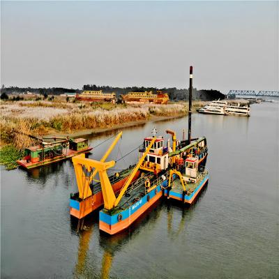China 8 m bis 30 m Baggertiefe Kleingröße Schneider Absaugung Fluss Sandbagger zum Baggen von Seen zu verkaufen