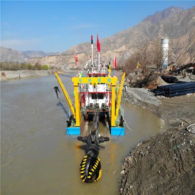 China 8 m bis 30 m Baggertiefe Kleingröße Schneider Absaugung Fluss Sandbagger zum Baggen von Seen zu verkaufen