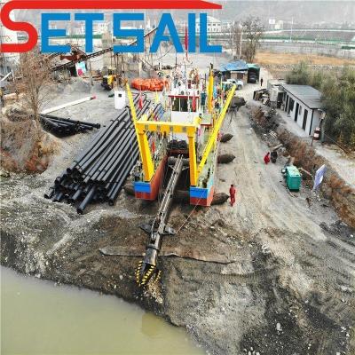 Cina Tagliatore ad alta resistenza alla corrosione Scavatrice ad aspirazione con pompa di sabbia sottomarina Siemens PLC in vendita