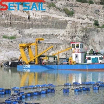 Cina Scavatrice a pompa solida da 6 pollici con flusso d'acqua di 450 m3 e larghezza totale di 3,2 metri in vendita