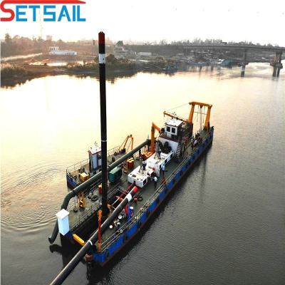 Cina Motore diesel Power Cutter Suction Dredger con Deep Sounder Politica di restituzione di 30 giorni in vendita