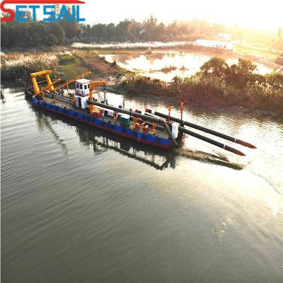 Cina Motore diesel Power Cutter Suction Dredger con Deep Sounder Politica di restituzione di 30 giorni in vendita