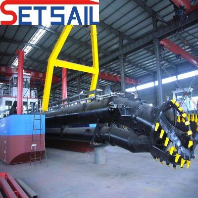 中国 セット セイル ディーゼル エンジン 切断器 吸い込み泥掘り 包み 総重量 90000.000kg 販売のため