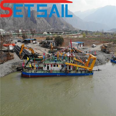 Cina Dredger ad aspirazione a taglio personalizzabile con alta profondità di dragaggio e verricello idraulico in vendita
