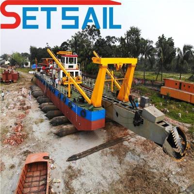Cina Dredger ad aspirazione a taglio personalizzabile con alta profondità di dragaggio e verricello idraulico in vendita