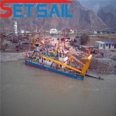 Cina Dredger ad aspirazione a taglio personalizzabile con alta profondità di dragaggio e verricello idraulico in vendita