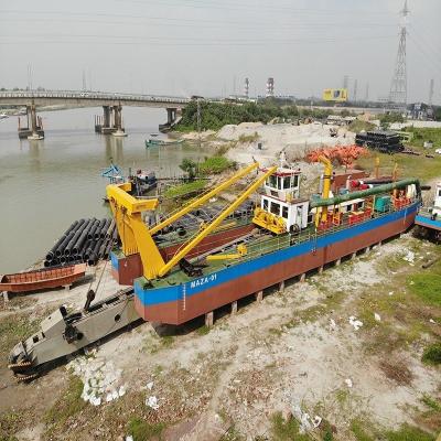 China Hydraulic Cutter Suction Dredger with Xinhong Hydraulic Winch and Fada Gerbox for sale