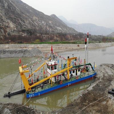 China Tipo de motor a diesel, cortador de areia de bomba fluvial, dragadora de sucção, com cabeça de corte do tipo CTS à venda