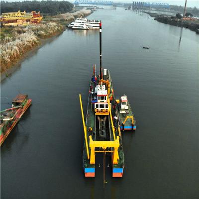 China Tipo de motor a diesel, cortador de areia de bomba fluvial, dragadora de sucção, com cabeça de corte do tipo CTS à venda