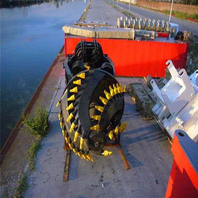China Tipo de motor a diesel, cortador de areia de bomba fluvial, dragadora de sucção, com cabeça de corte do tipo CTS à venda