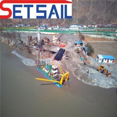 中国 切断式吸砂砂掘削機械 ディーゼルエンジンと水流量300~20000m3/h 販売のため
