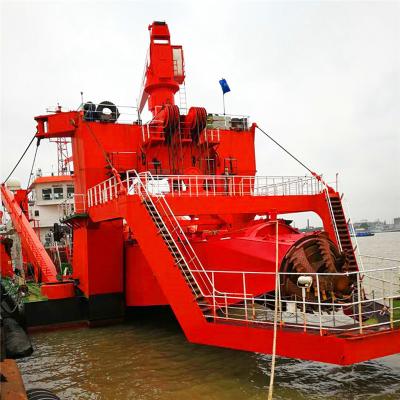 China Hydrocyclone Cutter Zuigdredger met Cummins Diesel motor en 7000m3 waterstroom Te koop
