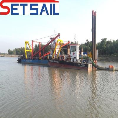 China US 100000/Set Hydraulic Pump Cutter Sution Dredging Ship with Anchor Boom 1 Set Min.Order for sale