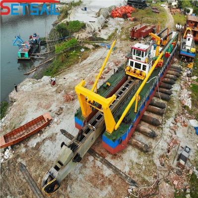 China CTS Slot Tipo 7500m3 Cabeça de cortador hidráulico Motor Diesel Excavadora de areia para recuperação à venda