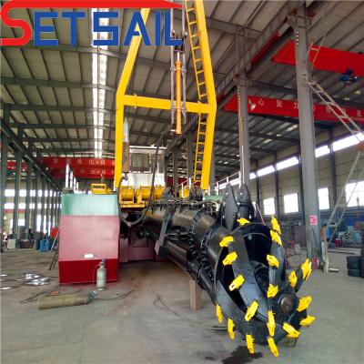 Cina 800mm Typ 26inch 6000m3 Tagliatore di flusso d'acqua Scavatrice con motore diesel in vendita
