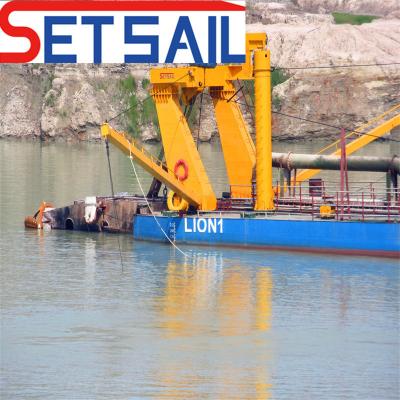 中国 32インチカッター 吸い込み砂掘削機 2400mm カッターヘッド直径と水流量計 販売のため