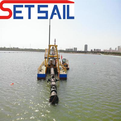 China Dredger de sucção de 28 polegadas com bomba de areia subaquática e fluxo de água de 7000 metros cúbicos à venda