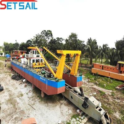 Cina Scavatrice di navi di dragaggio Scavatrice a pompa idraulica Scavatrice ad aspirazione con profondità di dragaggio di 15 metri in vendita