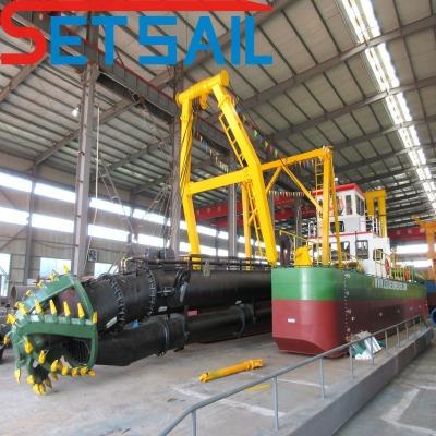 Cina Dredger di aspirazione a motore diesel Cummins da 28 pollici per operazioni di dragaggio in vendita