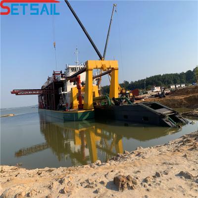 China Cutter-zuigdredger met dieselmotor en levenslange after-sales service Te koop