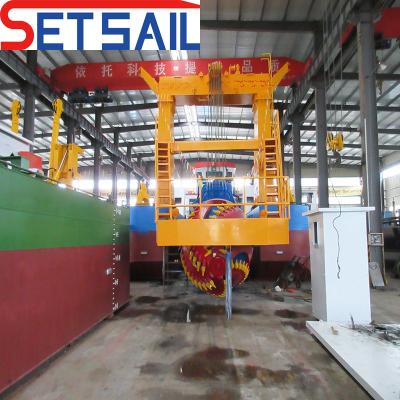 Cina 220kw-5000kw Potenza del motore CTS tipo slot Cutter Suction Sand Dredger per l'estrazione della sabbia in vendita