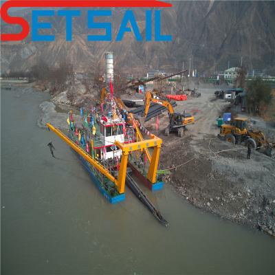 Cina Dredger ad aspirazione da 24 pollici Tecnologia idraulica avanzata per il dragaggio di sabbia fluviale in vendita