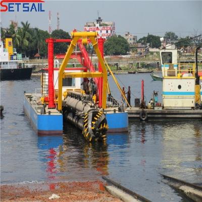 Cina Rexroth Hydraulic Spud Cutter Suction River Sand Dredger per il pagamento completo e iniziale in vendita