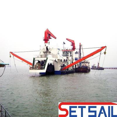 China 20 inch cutter zuigersanddregger voor het reinigen van binnenrivieren op een droogdiepte van 15 m Te koop