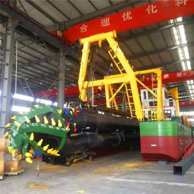 中国 20インチ カッター 吸い込み 川砂掘削機 港口 オーダーメイド 総高さ 7m 販売のため