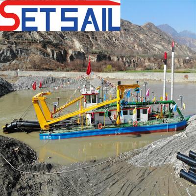 Cina Dredger di sabbia fluviale di aspirazione da 24 pollici Dimensione 3800.00cm * 750.00cm * 200.00cm in vendita