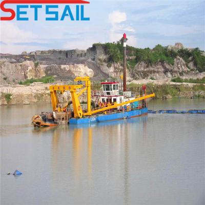 Cina Dredger di aspirazione da 24 pollici con larghezza totale di 9,3 m e diametro del tubo di scarico di 500 mm in vendita