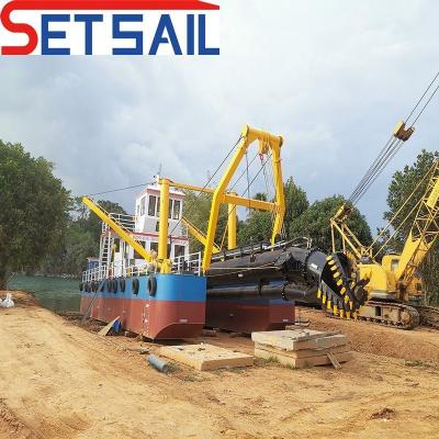Cina 1100m3 Scavatrice di aspirazione a taglio da 24 pollici per porto ad alta capacità e design personalizzabile in vendita