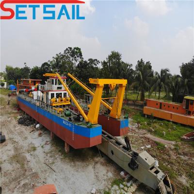 China 20 Inch Cutter Suction Barge Sea Sand Dredger Designed with Cyclone Type Hydrocyclone for sale