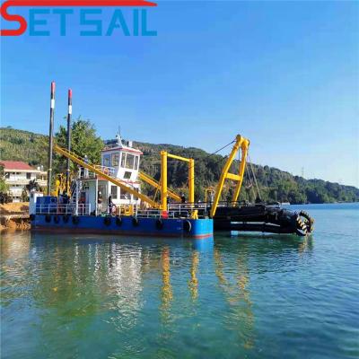 Cina Hydrocyclone 26 Inch River Sand Dredging Boat con 6000 metri cubi di flusso d'acqua all'ora in vendita