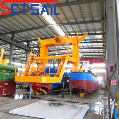 Cina Dredger ad aspirazione con sistema Siemens PLC e flusso d'acqua di 6000 metri cubi all'ora in vendita