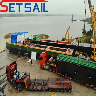 Cina Dredger ad aspirazione con sistema Siemens PLC e flusso d'acqua di 6000 metri cubi all'ora in vendita