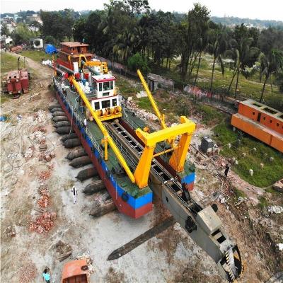Cina 3900.00cm * 750.00cm * 200.00cm Dimensione del pacchetto Tagliatore dragaggio a suczione per dragaggio di sabbia marina in vendita