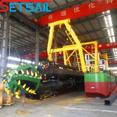 China 24 Inch Cutter Zuigdredger voor Hydraulische Cutter Head in River Lake Port Reservoir Te koop