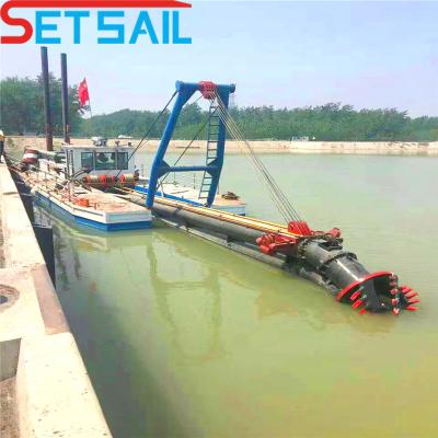 China 24 Inch Cutter Zuigdredger voor Hydraulische Cutter Head in River Lake Port Reservoir Te koop