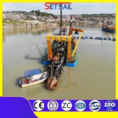 China 450-600 mm Entladungsrohrdurchmesser 24 Zoll Schneider-Saugbagger für Schwerlastbergbau zu verkaufen