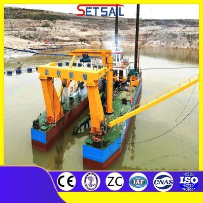 China 450-600 mm Entladungsrohrdurchmesser 24 Zoll Schneider-Saugbagger für Schwerlastbergbau zu verkaufen