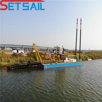 Cina Distanza di uscita 1500m Tagliatore idraulico Dredger di aspirazione con 298kw di potenza del motore ausiliario in vendita