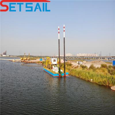 Cina Distanza di uscita 1500m Tagliatore idraulico Dredger di aspirazione con 298kw di potenza del motore ausiliario in vendita